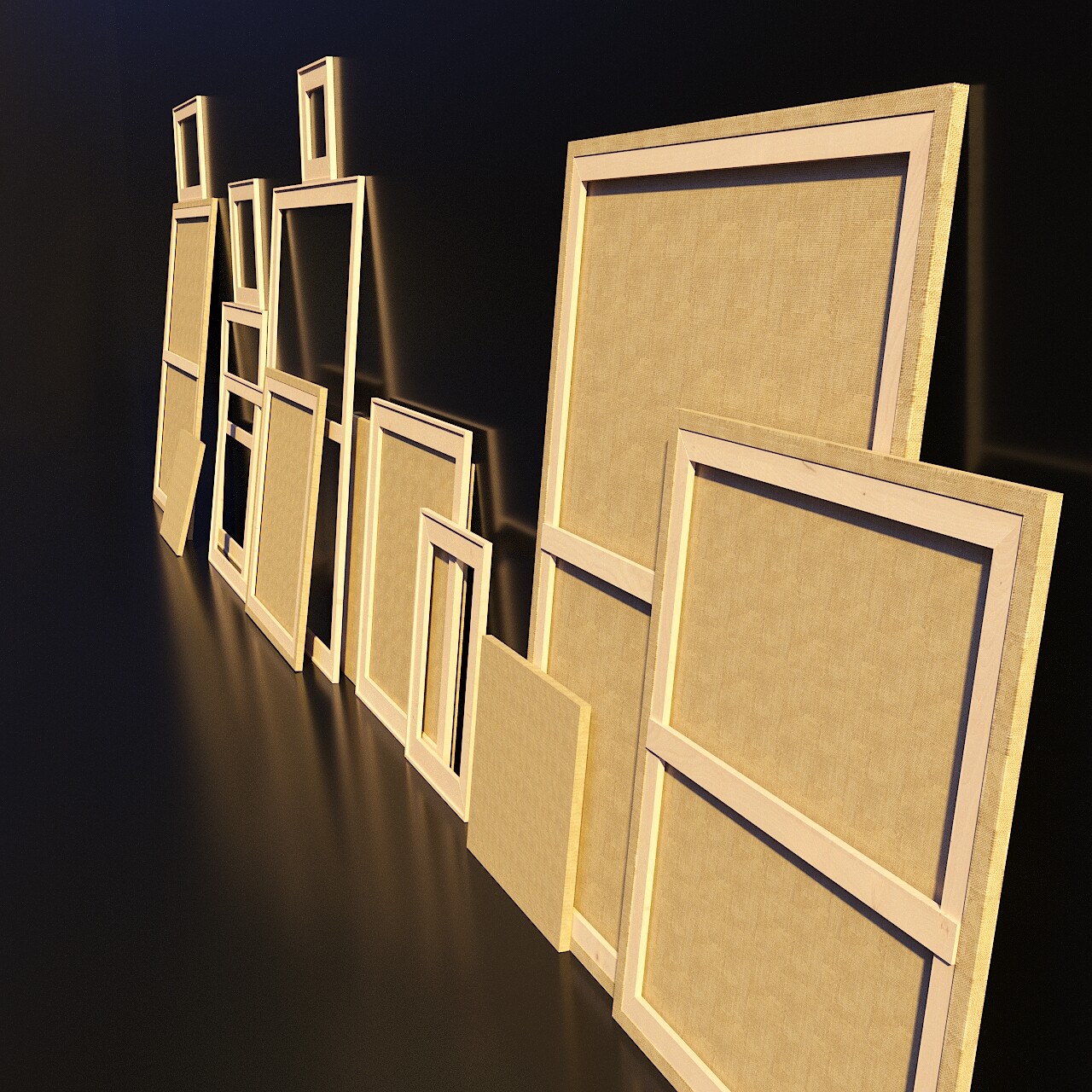 ArtStation - Artist Studio Canvas Set 190 02 | Resources