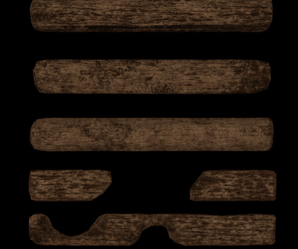 ArtStation - Low Poly Wood Model Pack | Game Assets