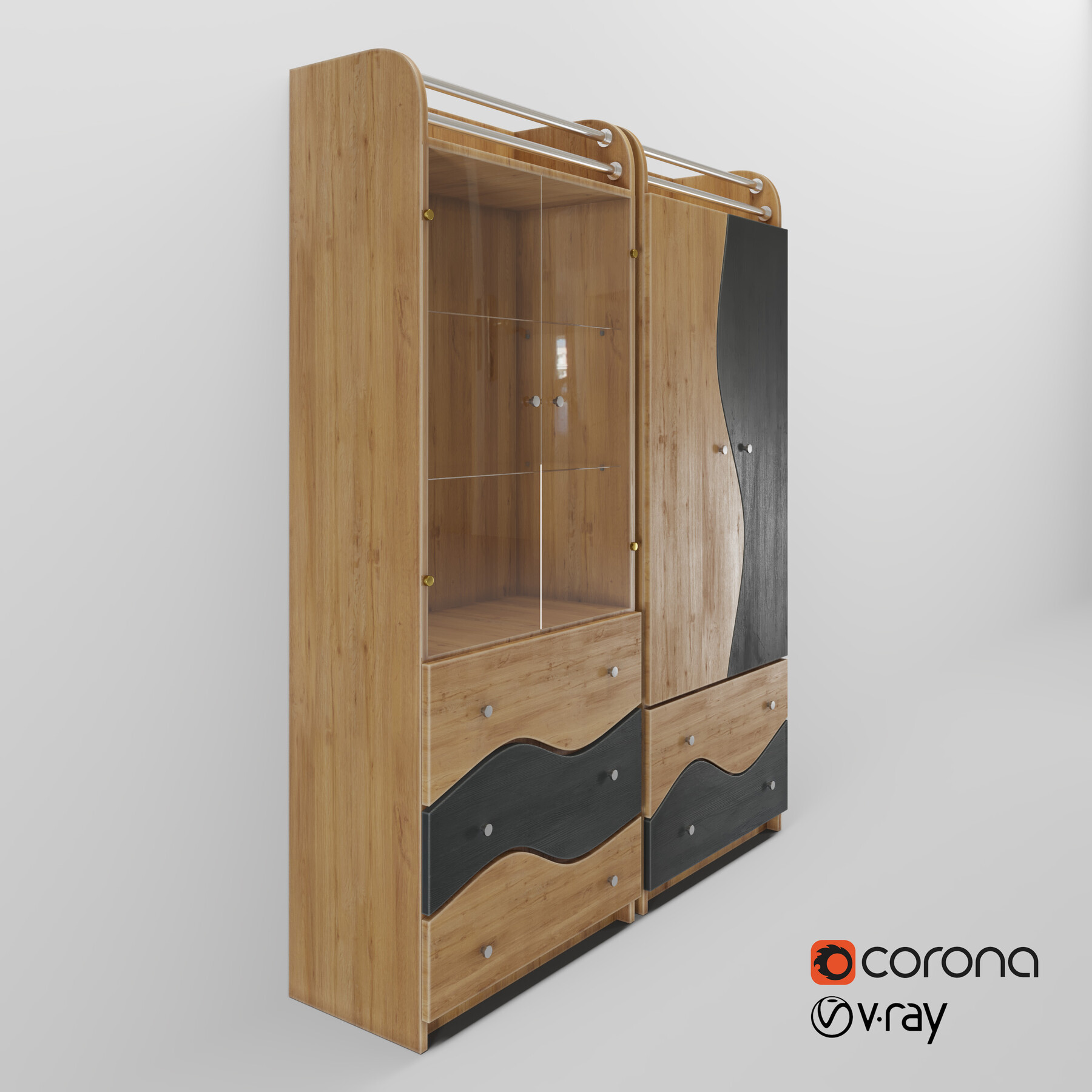 ArtStation - Closet_Set_Modern-01 | Game Assets