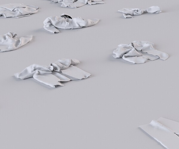 ArtStation - Cloth Piles Collection | Game Assets