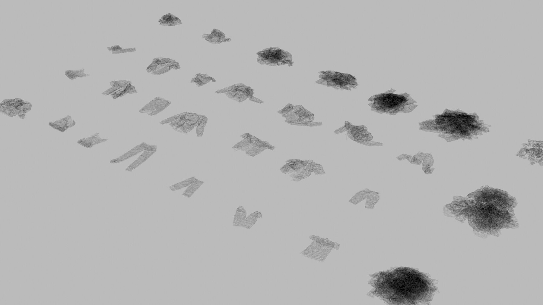 ArtStation - Cloth Piles Collection | Game Assets