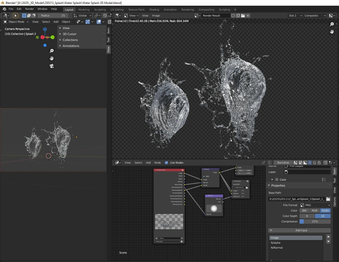 ArtStation - Water Splash | Resources