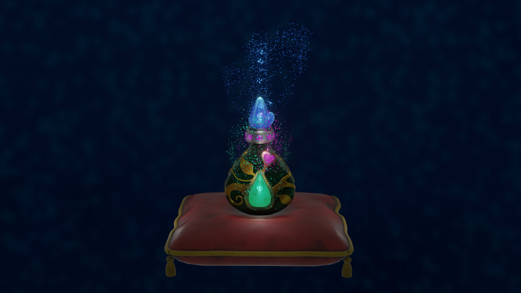 ArtStation - Flask with magic potion | Game Assets