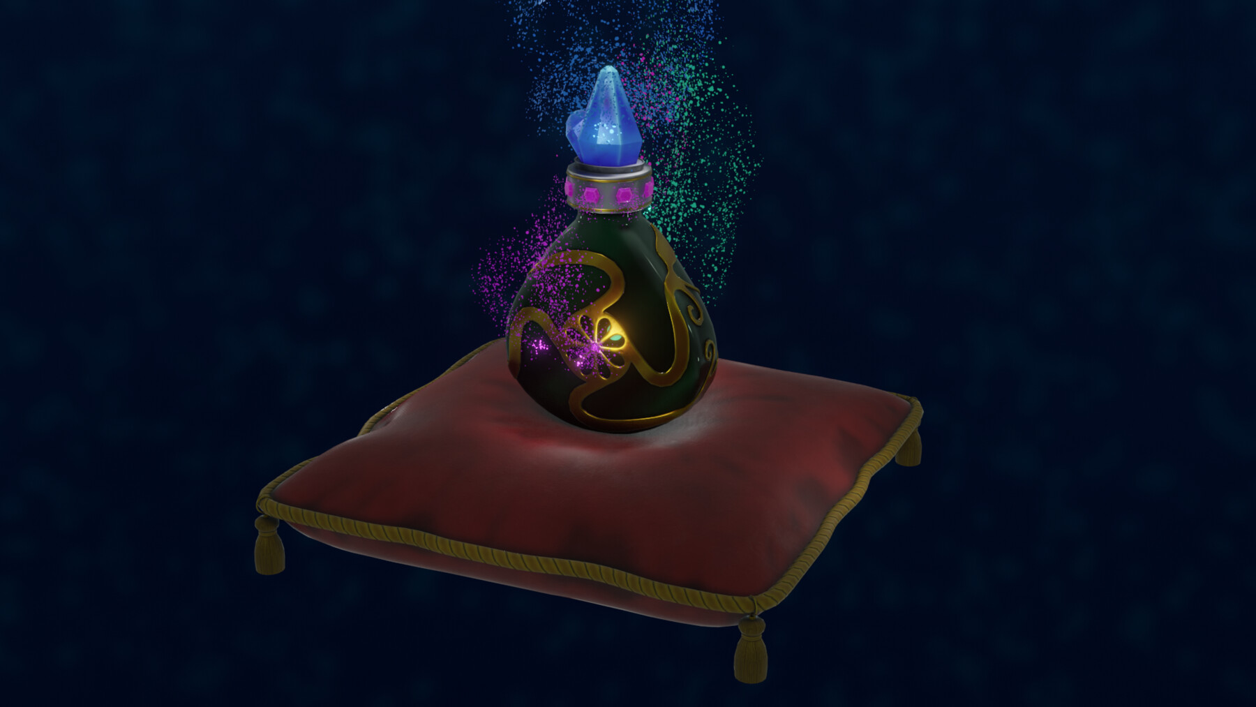 ArtStation - Flask with magic potion | Game Assets