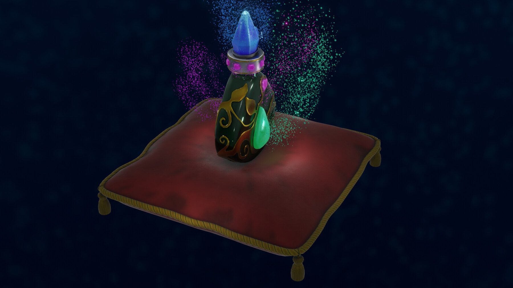 ArtStation - Flask with magic potion | Game Assets