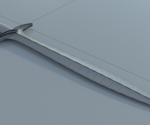 ArtStation - Sting Sword Lord Of The Rings Frodo 3D model | Resources