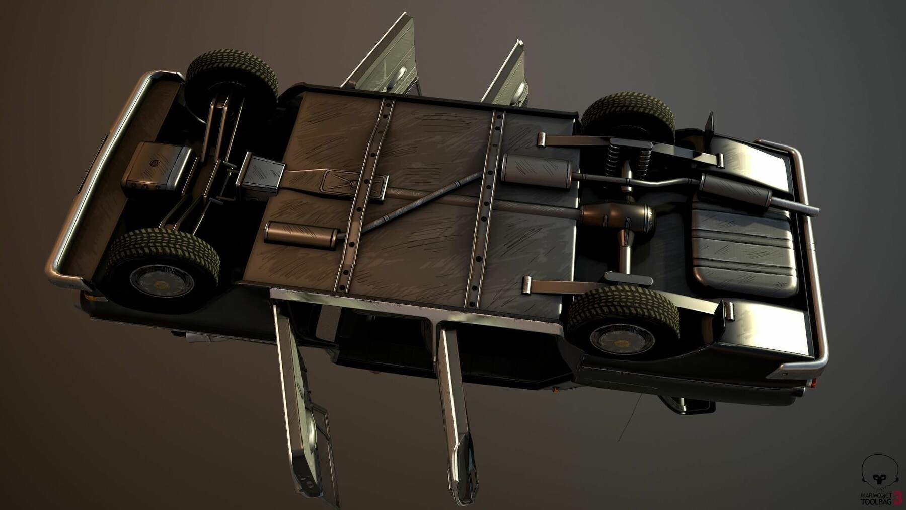 ArtStation - Police Car Stylized | Game Assets