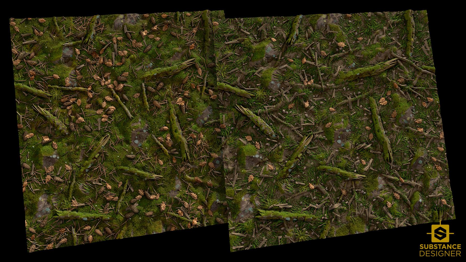 ArtStation - Forest ground | Game Assets