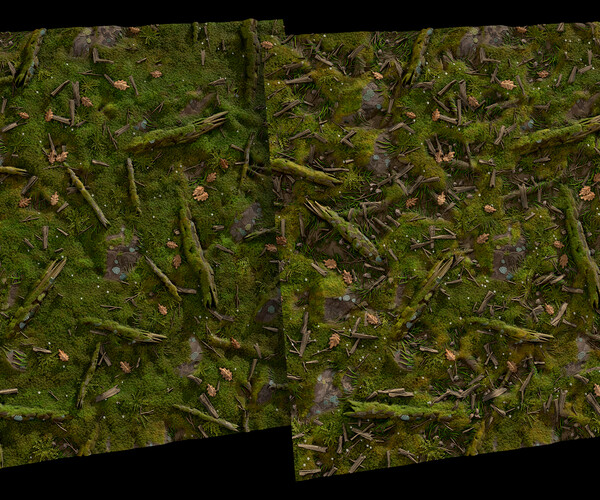 ArtStation - Forest ground | Game Assets