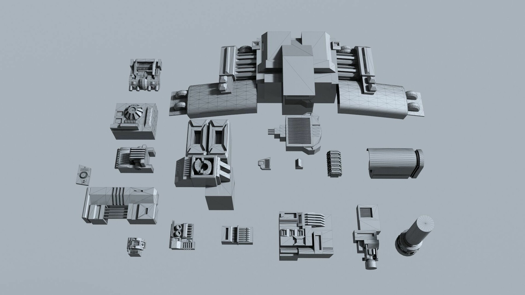 ArtStation - Sci Fi Kitbash | Resources