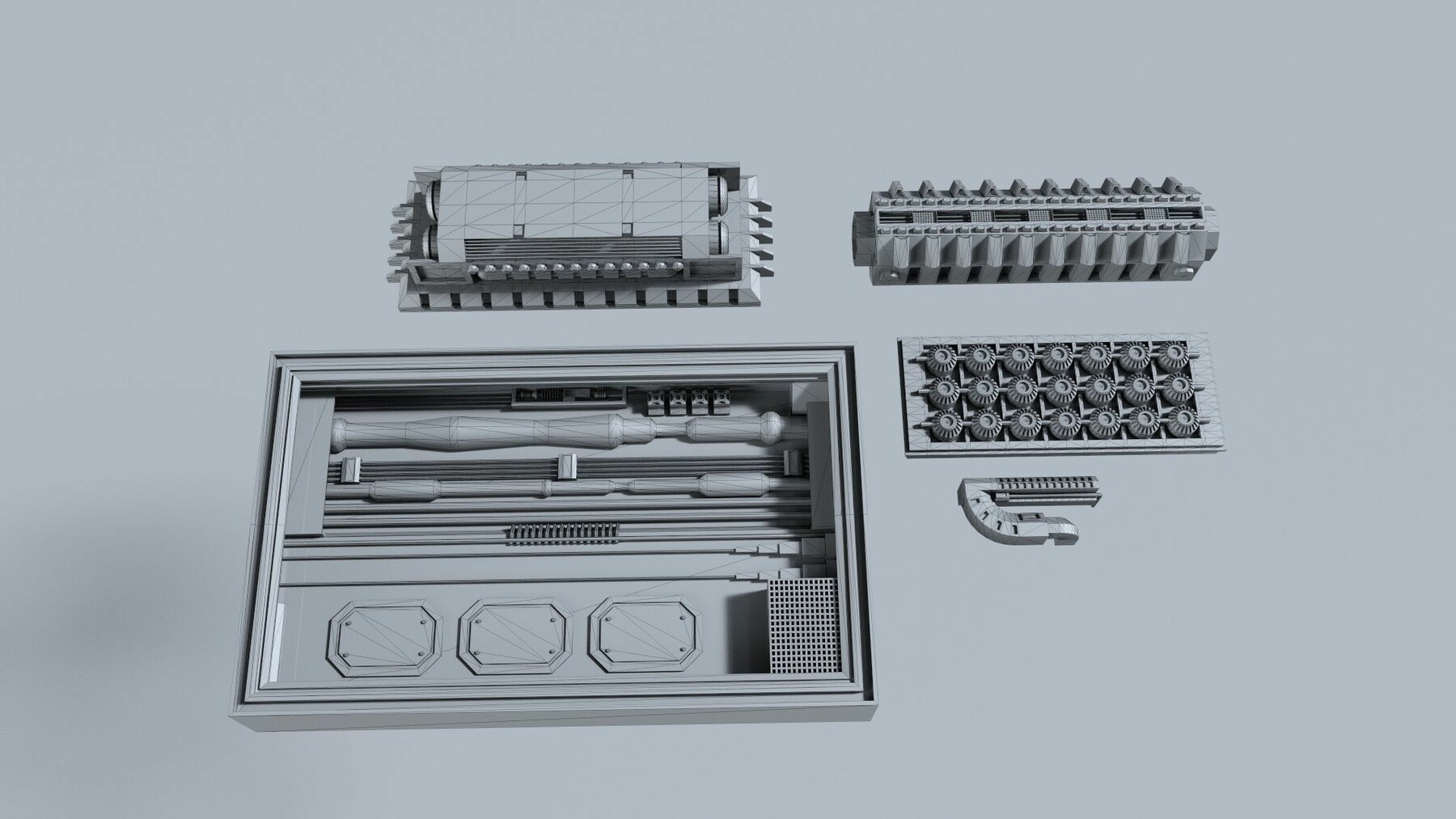 ArtStation - Sci Fi Kitbash | Resources