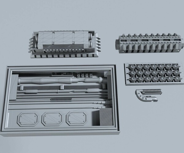 ArtStation - Sci Fi Kitbash | Resources