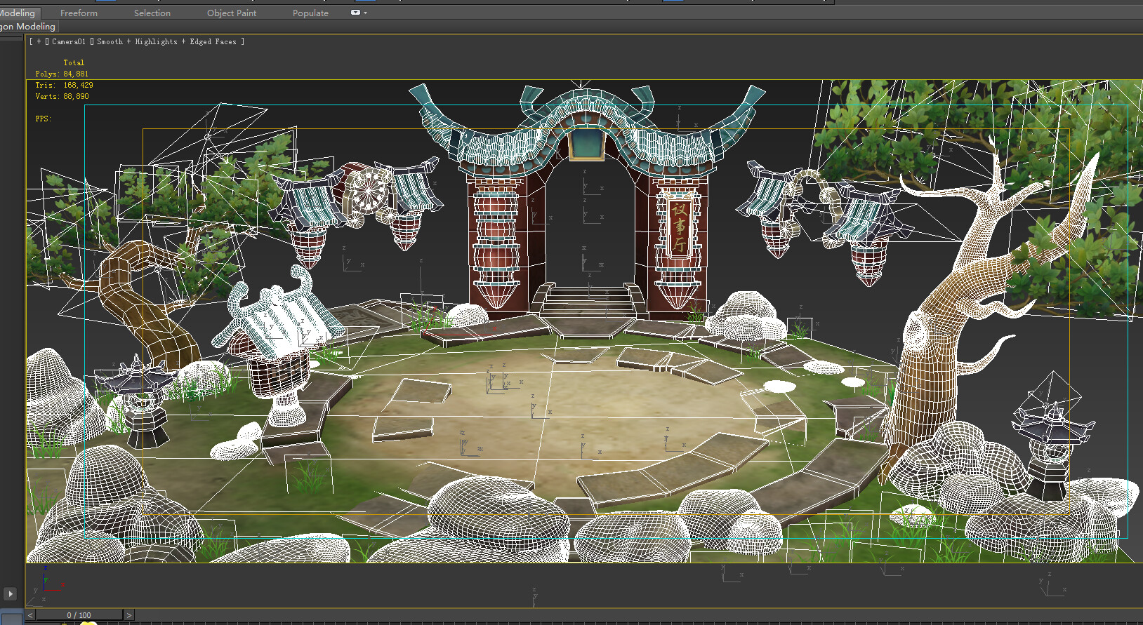 ArtStation - Cartoon style scene | Game Assets