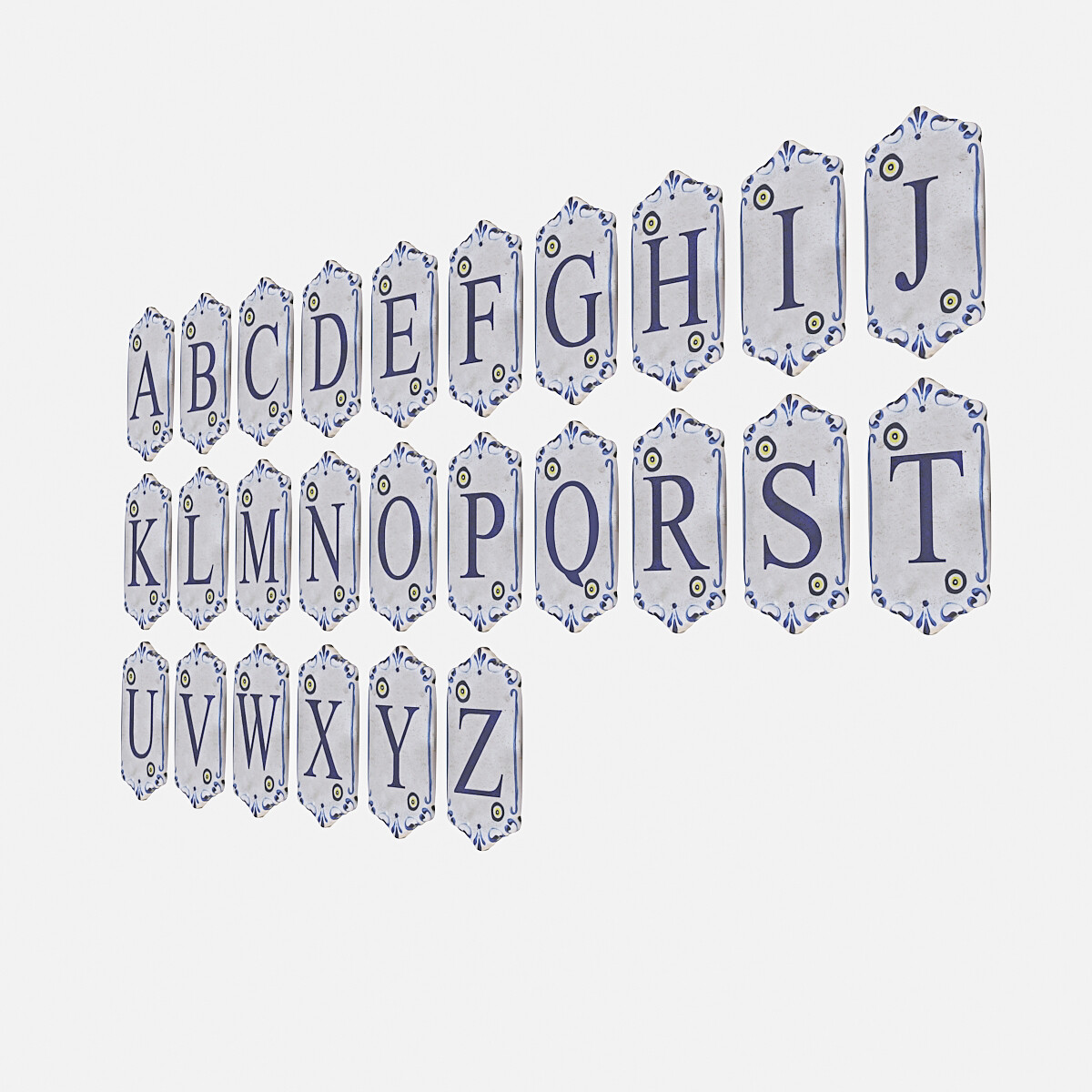 ArtStation - ancient stone alphabet | Resources