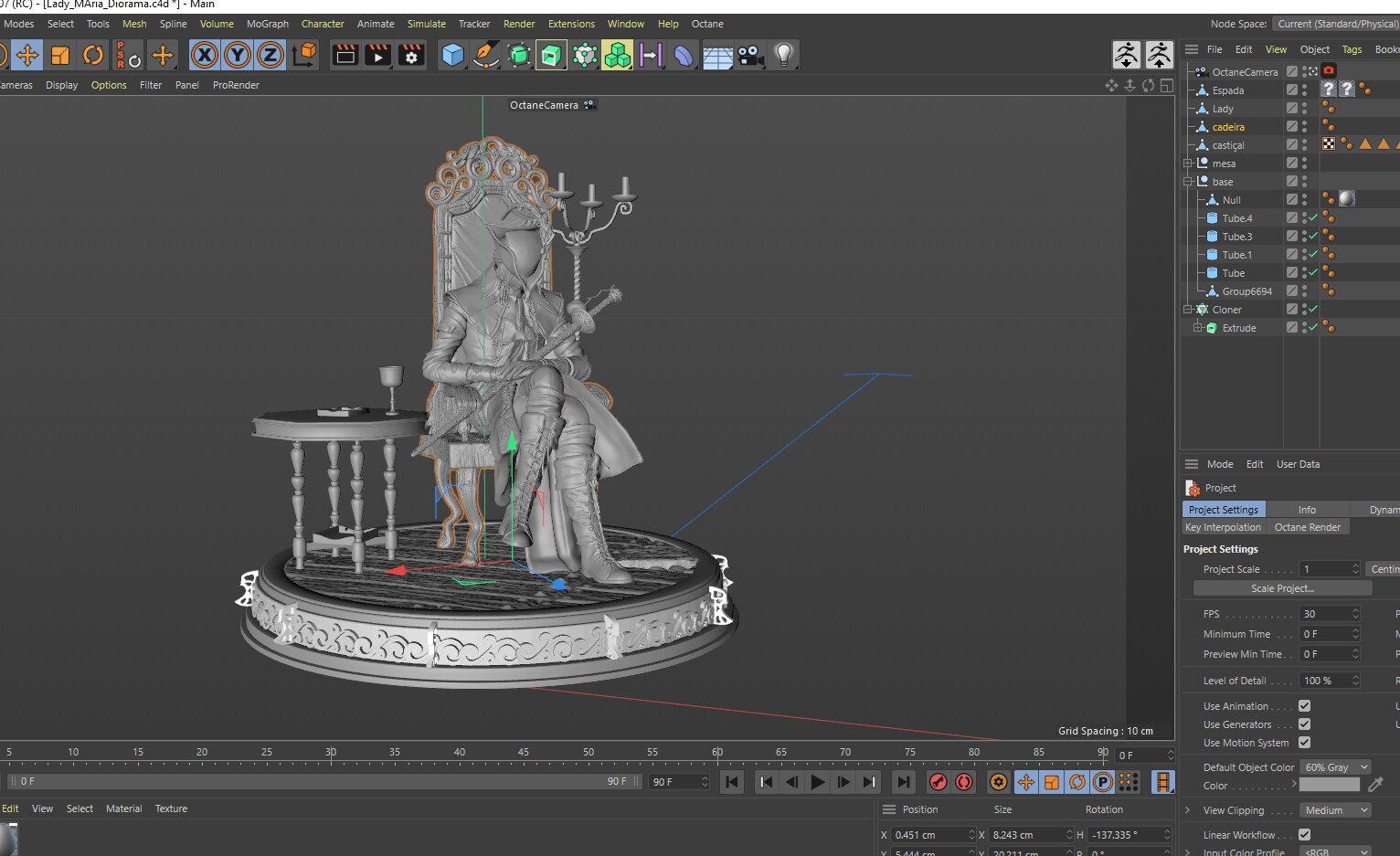 ArtStation - Lady Maria 2.0 (BloodBorne) STL done for 3D Printer ...