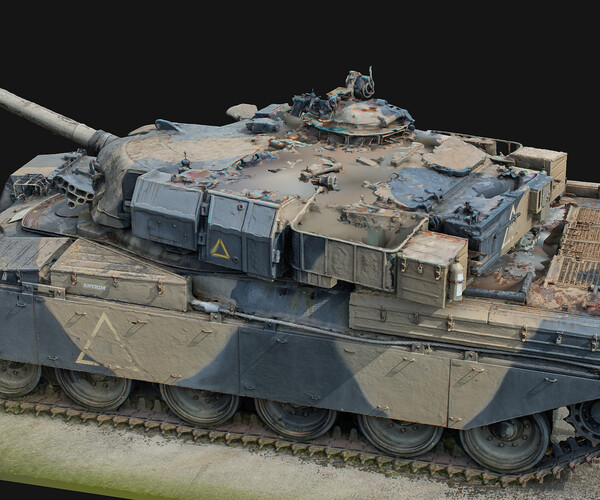 ArtStation - Chieftain Tank Scan. | Resources