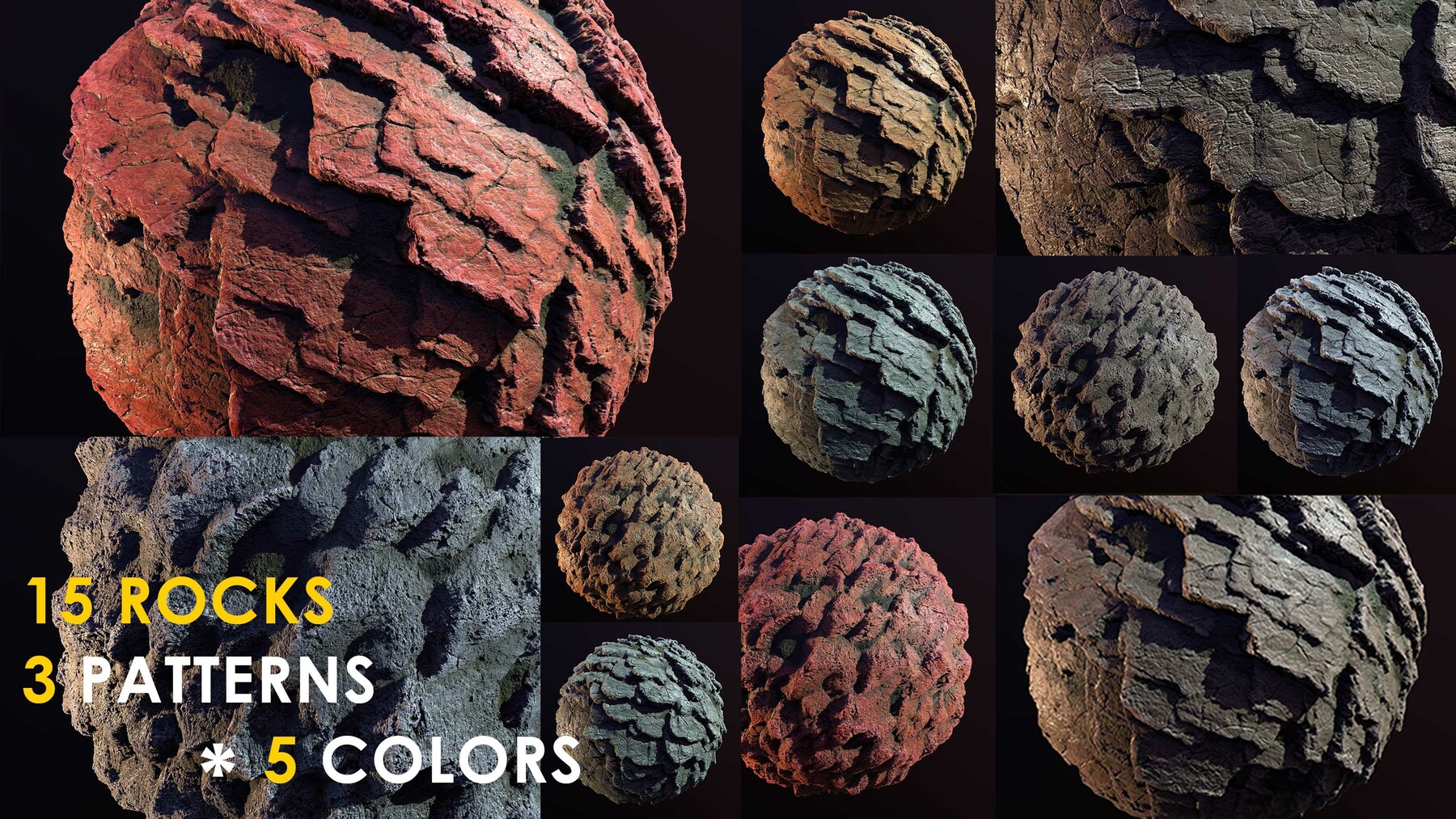 ArtStation - 90 PBR Materials | Resources