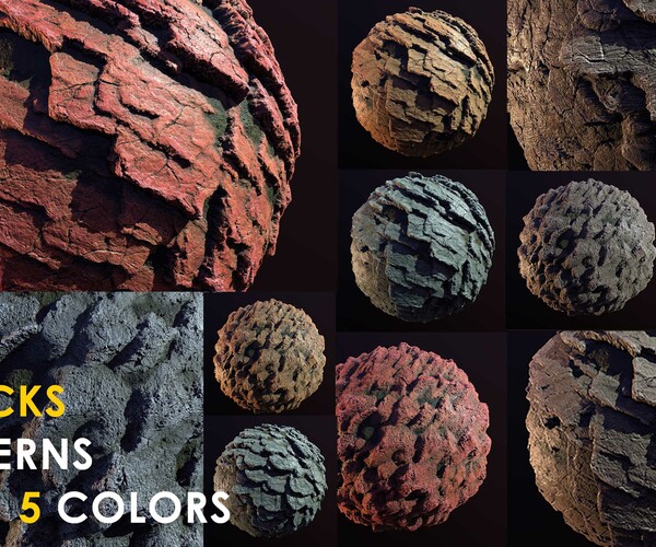 ArtStation - 90 PBR Materials | Resources