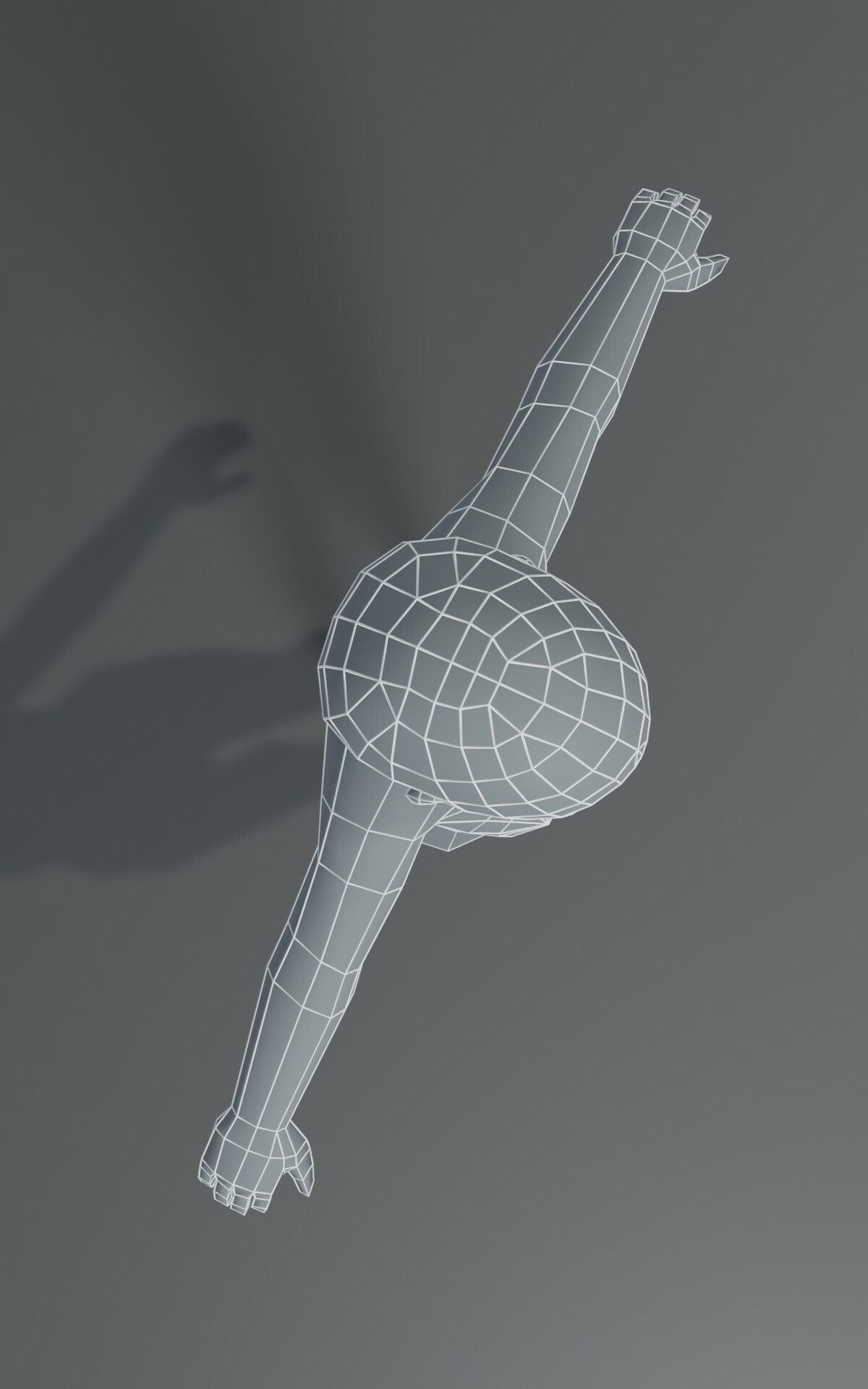 ArtStation - Girl Kid Body Base Mesh 3D Model 1000 Polygons | Game Assets