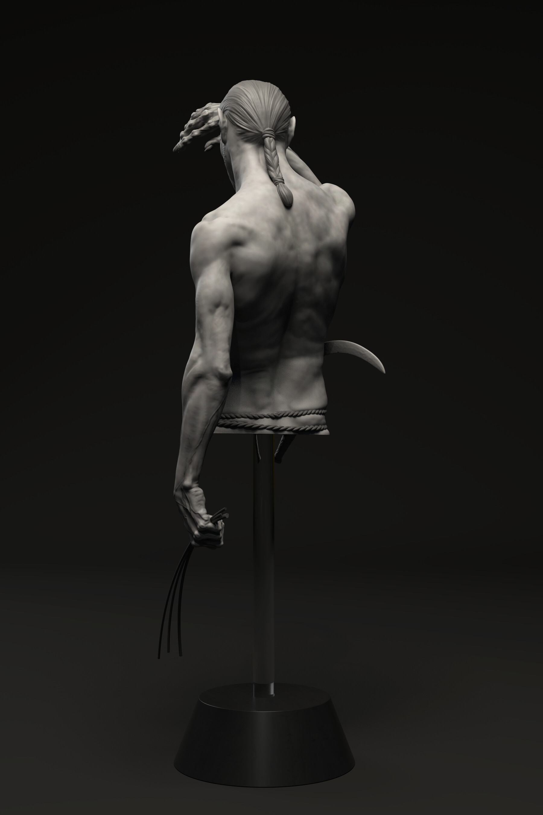 ArtStation - Old Man Elf Bust | Resources