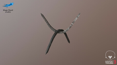 ArtStation - Caltrop-Game ready and 3D printable | Game Assets
