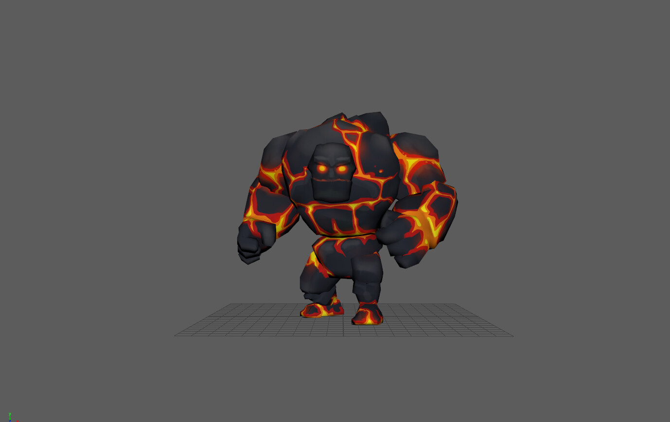 ArtStation - Golem animated chatacter | Game Assets