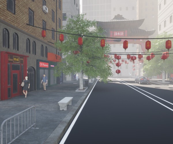 ArtStation - Chinatown Expansion Pack | Game Assets