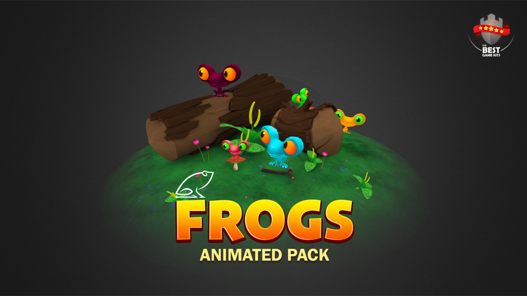 ArtStation - Frogs pack | Game Assets