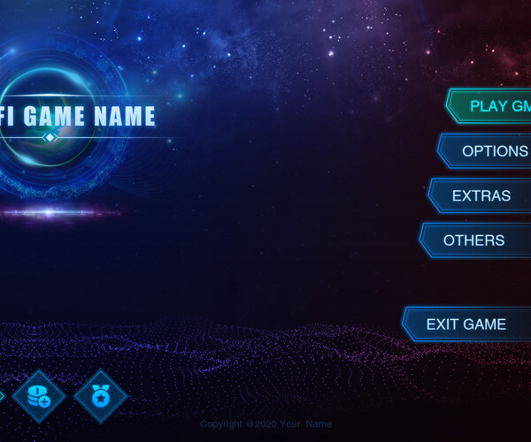 ArtStation - SCI-FI UI Pack Pro | Game Assets