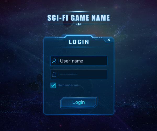 ArtStation - SCI-FI UI Pack Pro | Game Assets