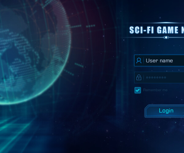 ArtStation - SCI-FI UI Pack Pro | Game Assets