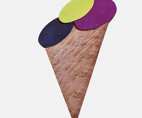 ArtStation - ice cream signboard | Game Assets