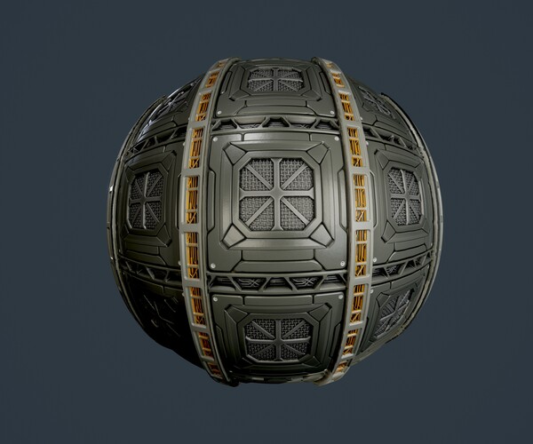 ArtStation - Sci-Fi Military Seamless PBR Texture 90 | Game Assets