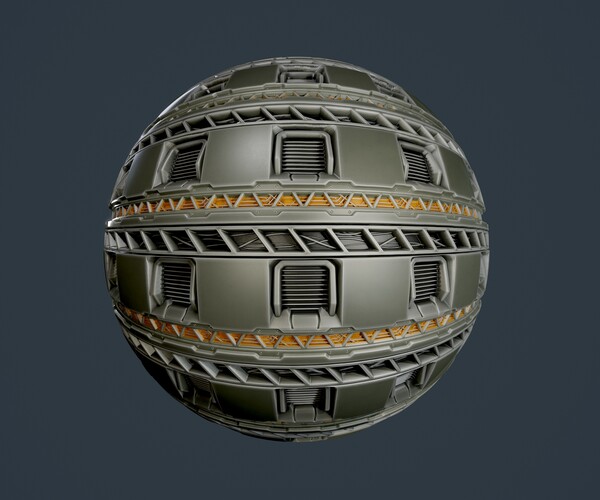 ArtStation - Sci-Fi Military Seamless PBR Texture 92 | Game Assets