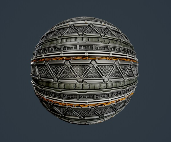 ArtStation - Sci-Fi Military Seamless PBR Texture 97 | Game Assets
