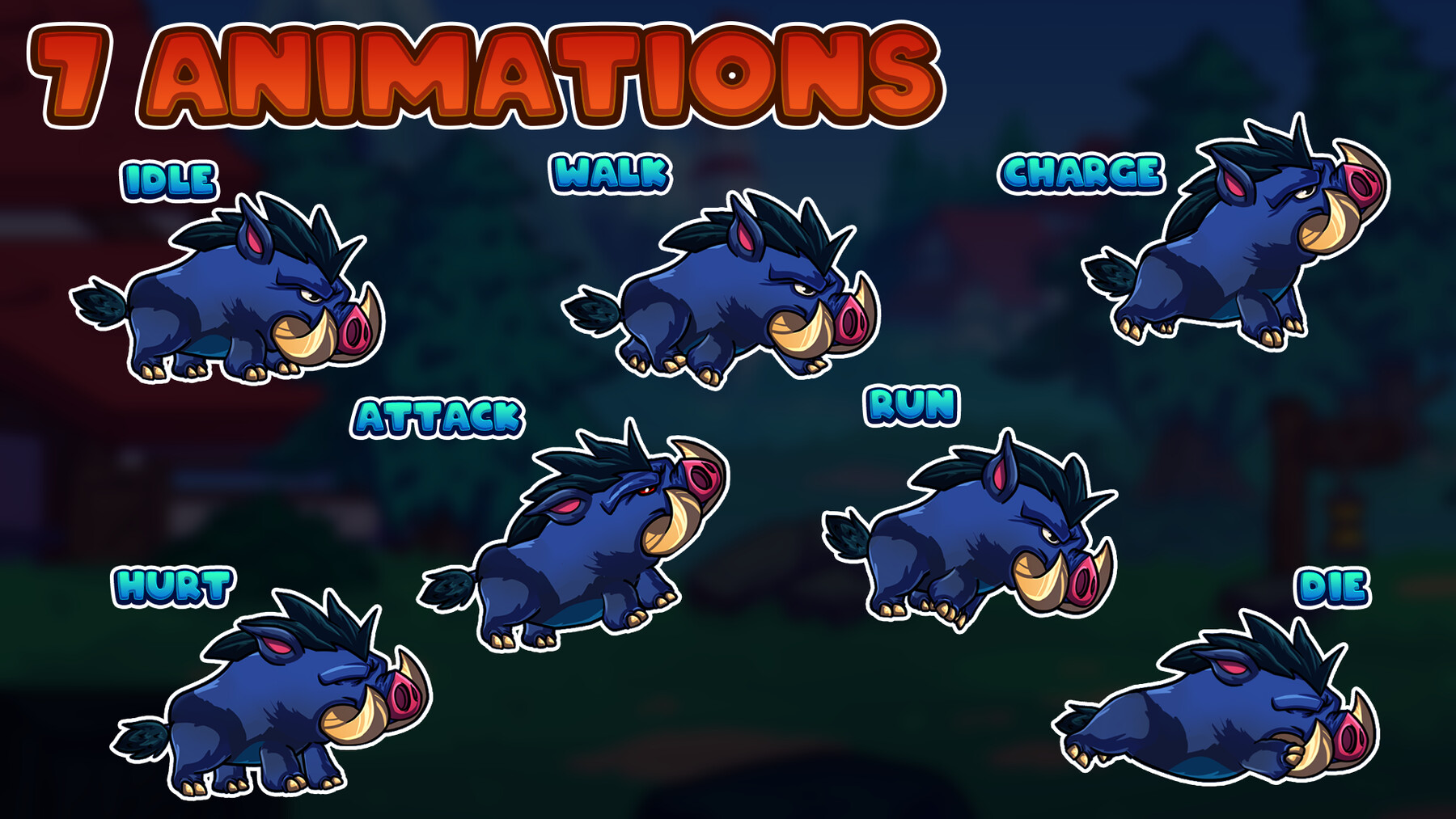 ArtStation - RRP Boar | Game Assets