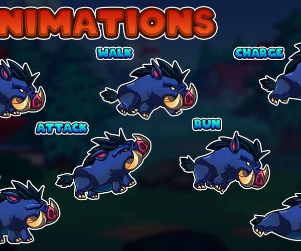 ArtStation - RRP Boar | Game Assets