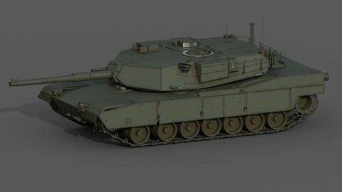 ArtStation - MBT M1 Abrams | Game Assets
