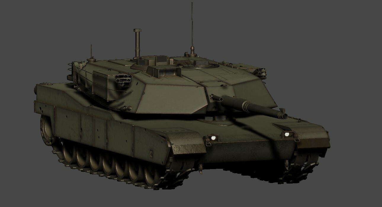 ArtStation - MBT M1 Abrams | Game Assets