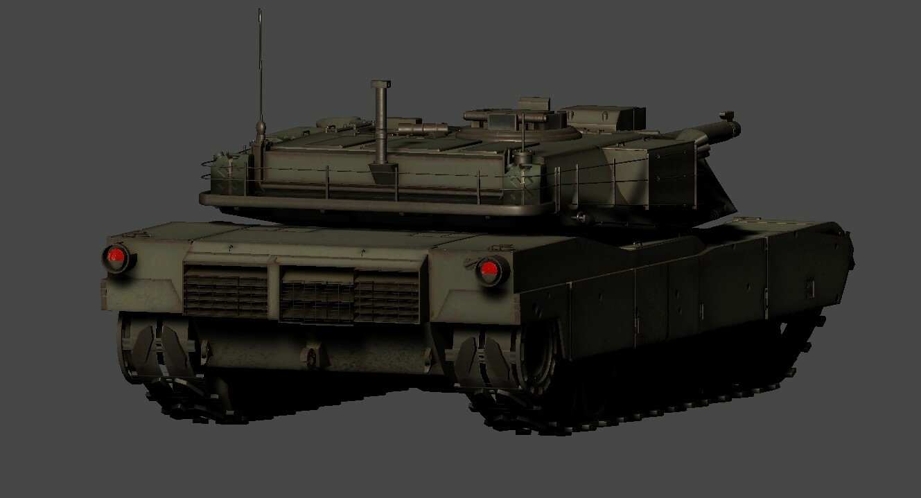 ArtStation - MBT M1 Abrams | Game Assets