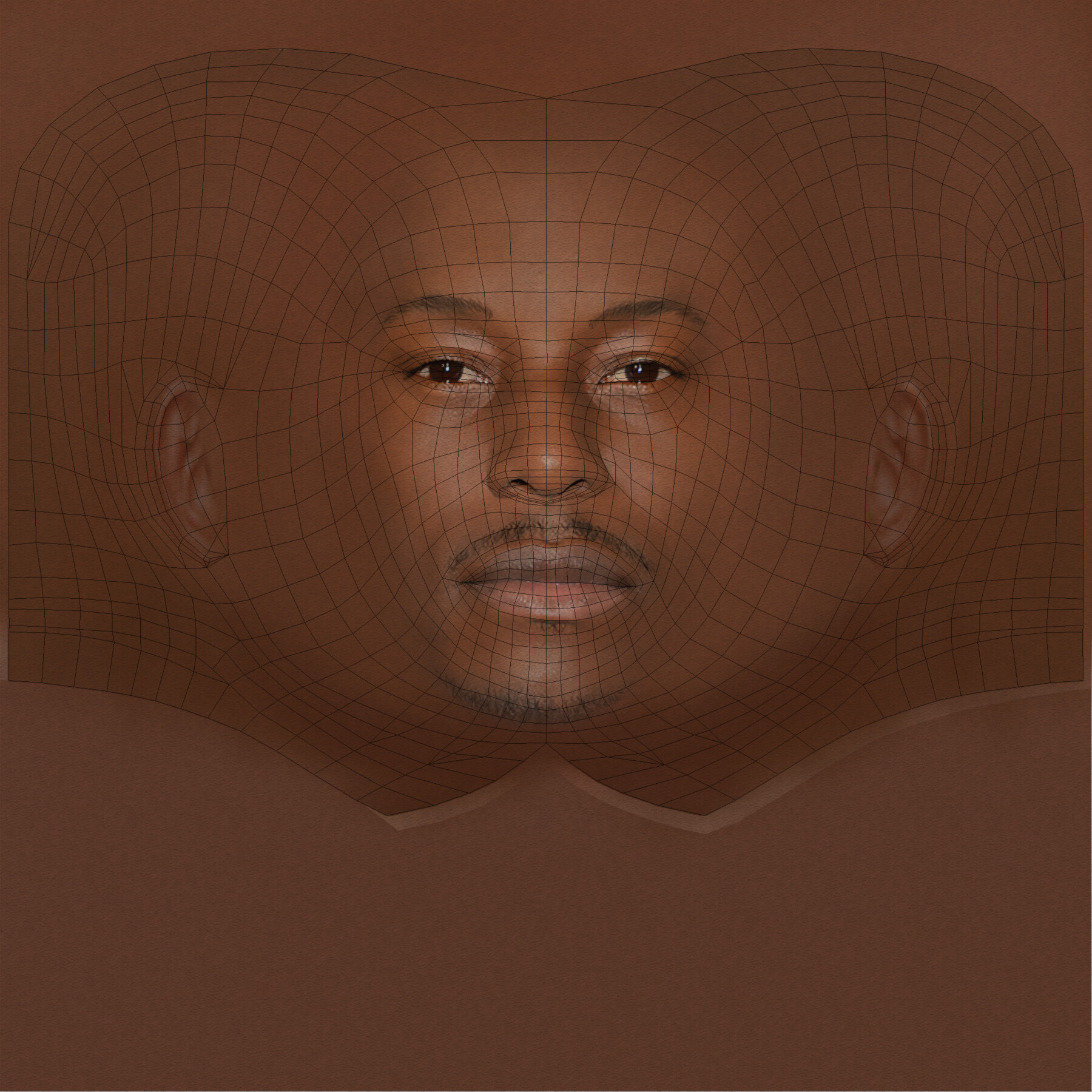 ArtStation - Tyrese Gibson Head - Lowpoly head for game | Game Assets