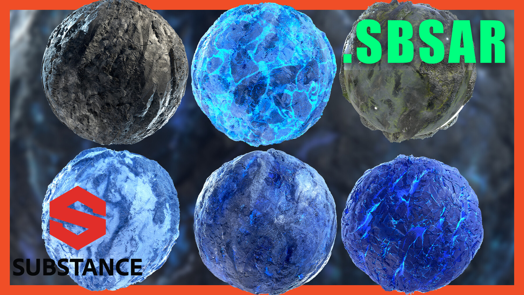 ArtStation - Emissive Winter Snow GLOWING Crystal Magical Rock Ground ...