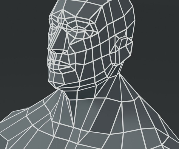 ArtStation - Superhero Muscular Male Body Base Mesh 3D Model 1000 ...