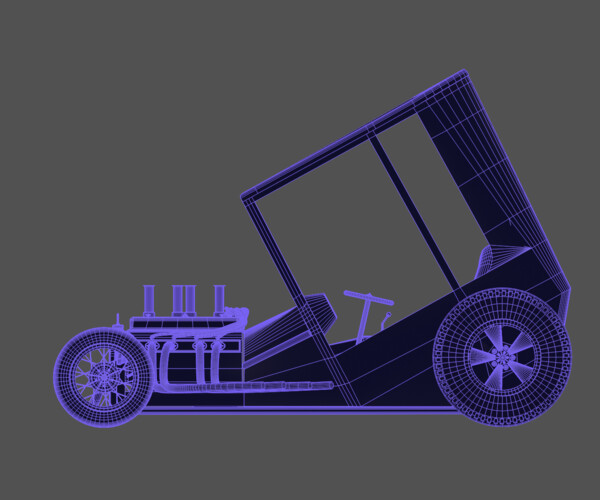 ArtStation - Uncertain-T Kustom Culture Hot Rod | Game Assets