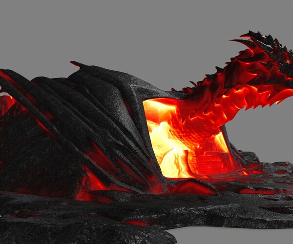 ArtStation - fire dragon | Game Assets