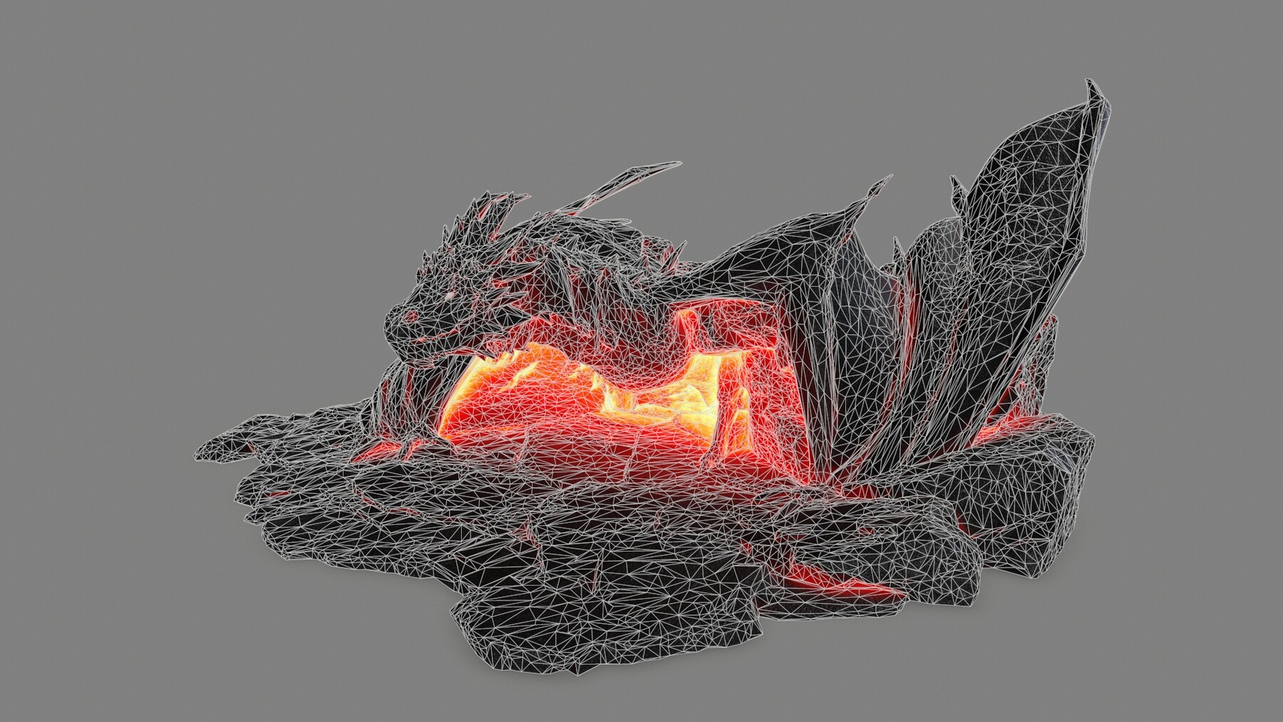 ArtStation - fire dragon | Game Assets