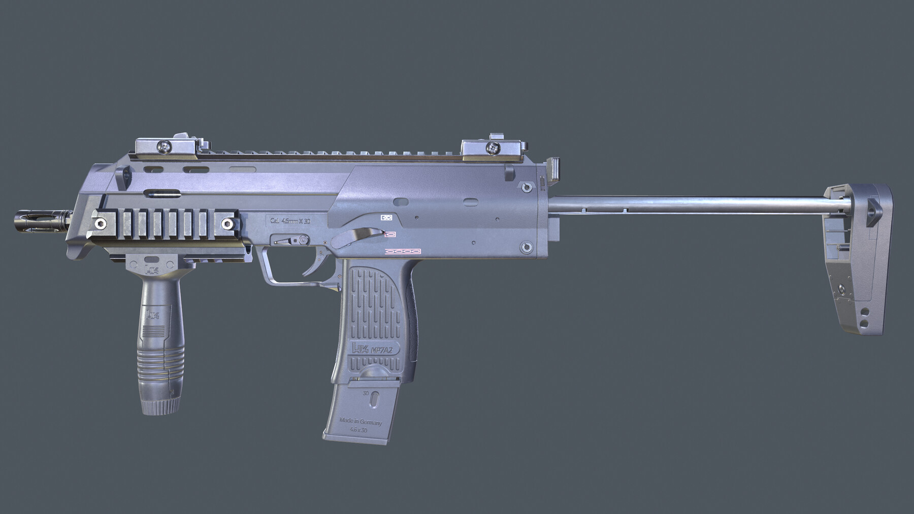 ArtStation - HK MP7A2 | Game Assets