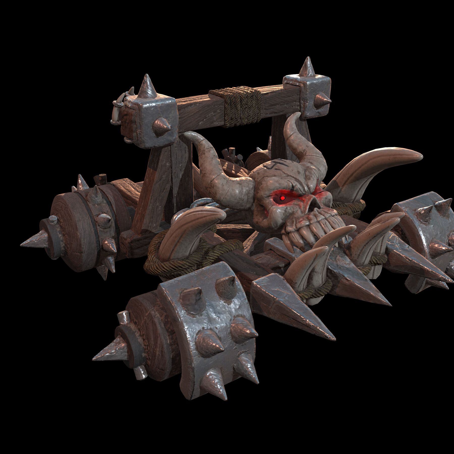 ArtStation - 3D Print - Ogre Catapult | Resources