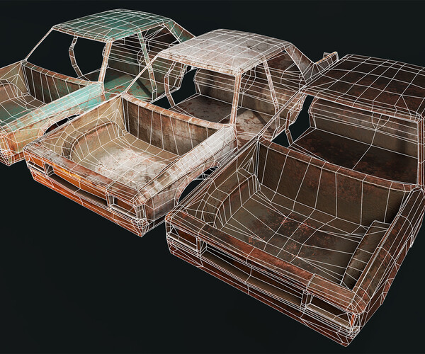 ArtStation - Car Body - 01 | Game Assets