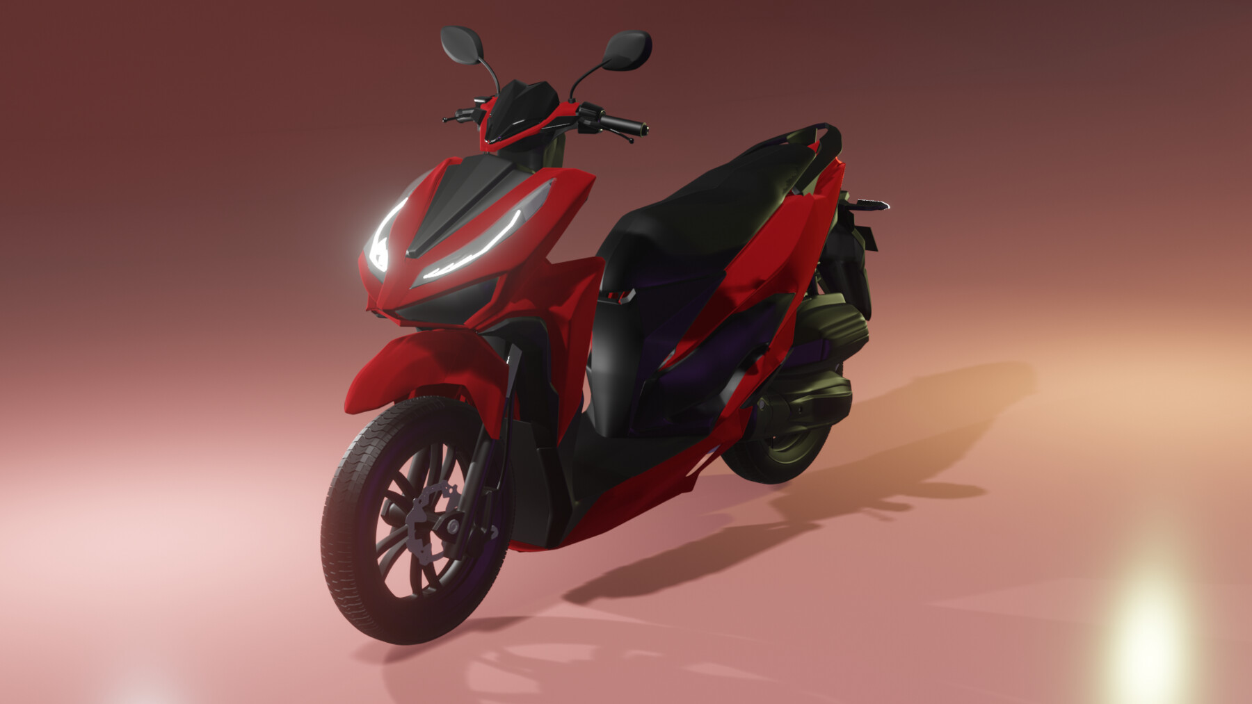 ArtStation - Honda Vario 2019 3D Model | Resources